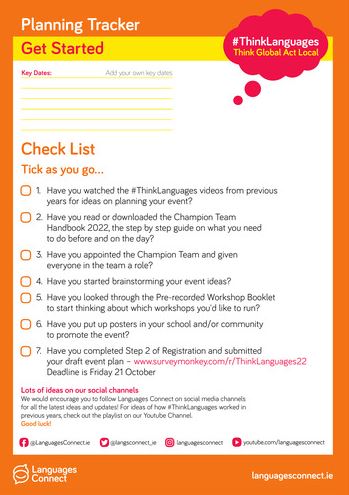 #ThinkLanguages Downloads | Languages Connect