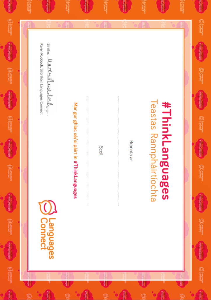 #ThinkLanguages Downloads | Languages Connect